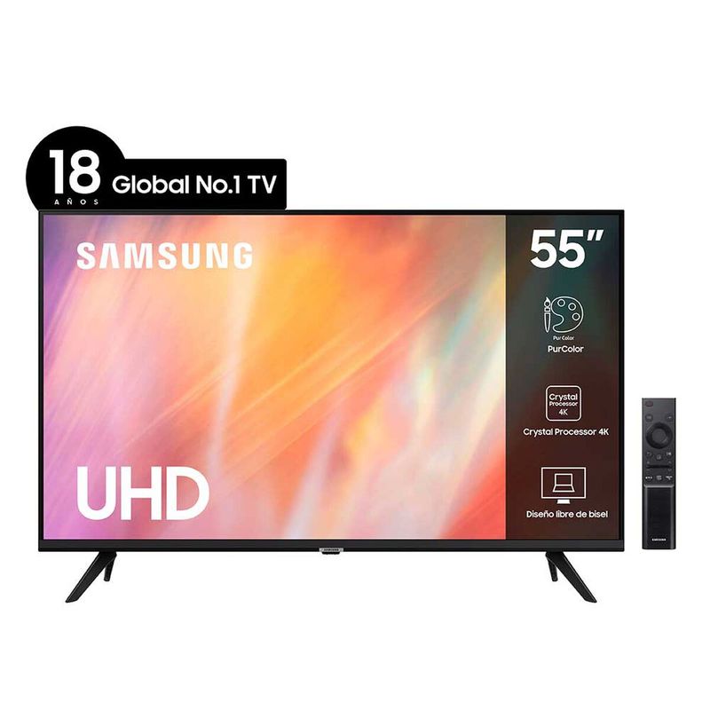 SAMSUNG Smart Tv Samsung Series 7 Un55au7090gxzs Led Tizen 4k 55 ...