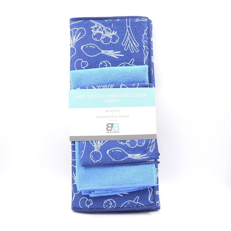 BYB Mat de secado color azul | falabella.com