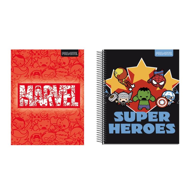 GENERICO Pack 6 Piezas Cuadernos Superhéroes Diseño Divertido Escolar ...
