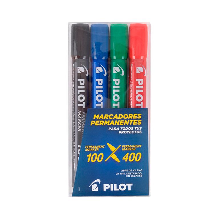 PILOT Set 4 unidades Marcador Permanente SCA100 | falabella.com