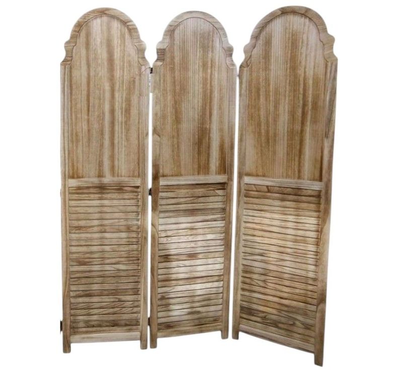Biombo De Madera Resistente 3 Paneles Clasico 40x170cm | Sodimac Chile