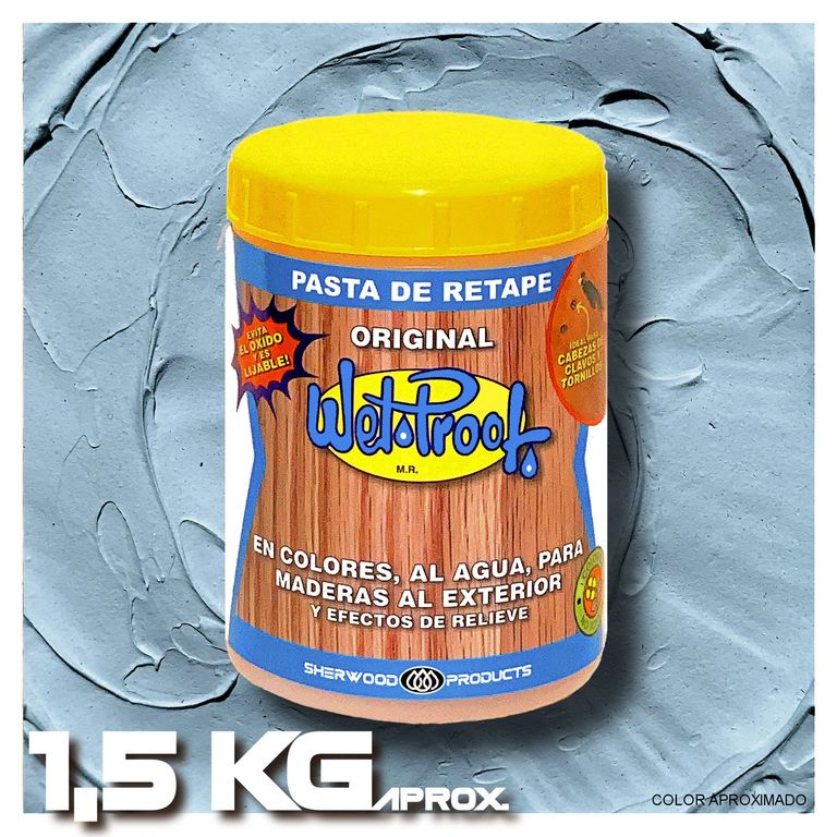 WETPROOF PASTA DE RETAPE WET PROOF® COLONIAL PARA MADERA EXTERIOR 1,5 ...