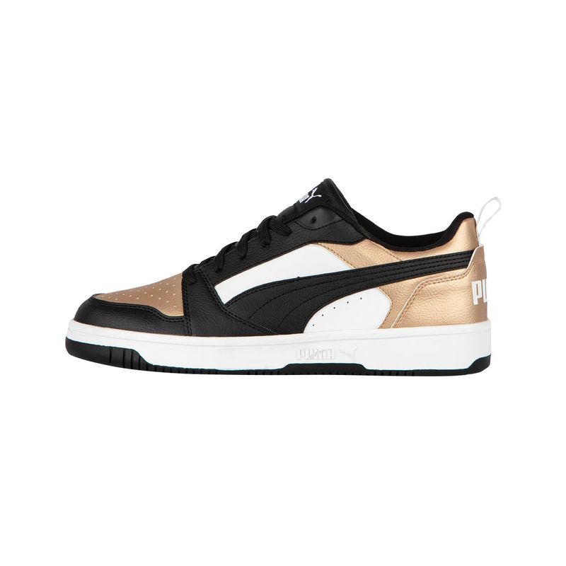 PUMA Zapatillas Urbanas Puma Rebound v6 Low Mujer Negras/Doradas ...