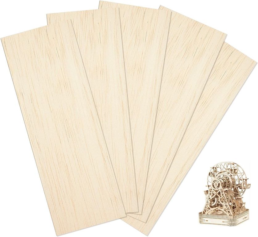 5 Pcs De Láminas De Madera De Balsa Placa De Madera | Sodimac Chile