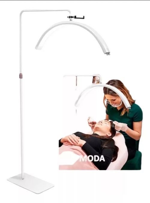 GENERICO Lampara Led Media Luna Estética Pestañas Cejas Hogar Blanca ...