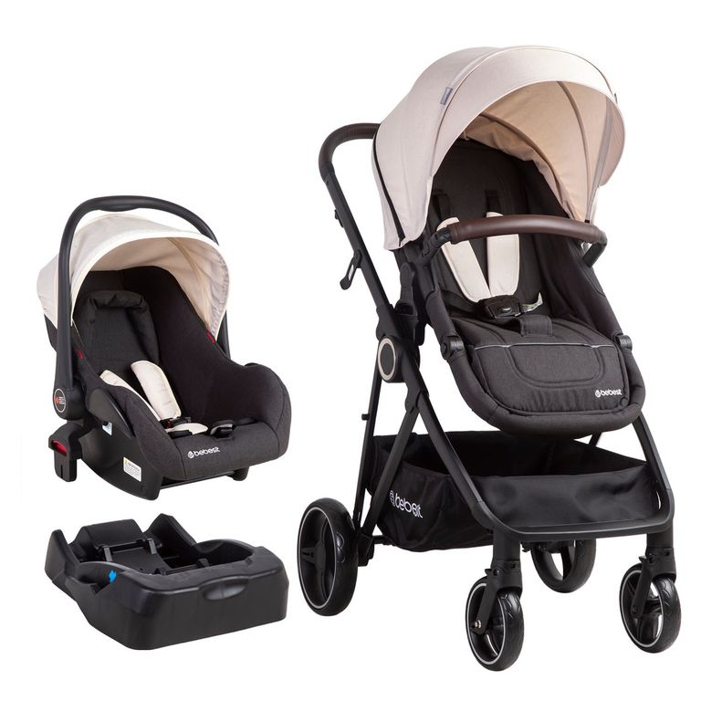 Coche Travel System Cosmos Beige | Sodimac Chile