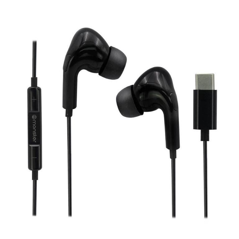 MONSTER Audífonos con Cable Monster Audio C21WT USB-C Negro | falabella.com