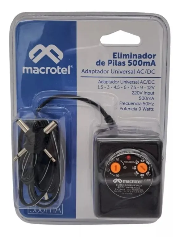 Eliminador de pilas 500 mAh macrotel | Sodimac Chile