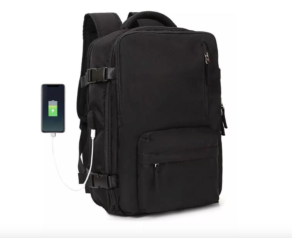 MOMO Mochila Viaje Genérica Large Travel Backpack Color Negro 40l ...