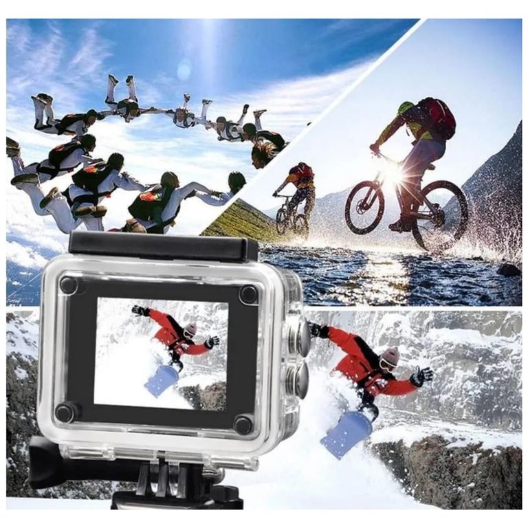 OEM CAMARA DEPORTIVA SUMERGIBLE 4K FULL HD AMARILLO | Falabella Chile