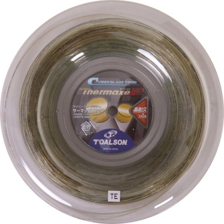 TOALSON Cuerda de Tenis Toalson Cyber Blade Thermaxe 1,27 rollo 200m ...