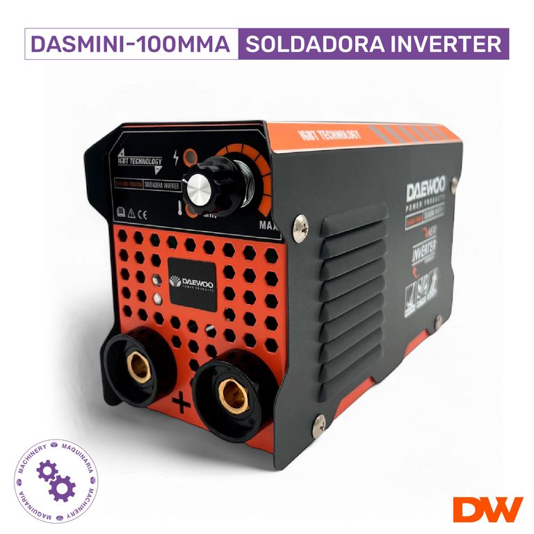 DAEWOO Soldadora Inverter 100 A Daewoo Mini Dasmini-100mma Con Acc ...
