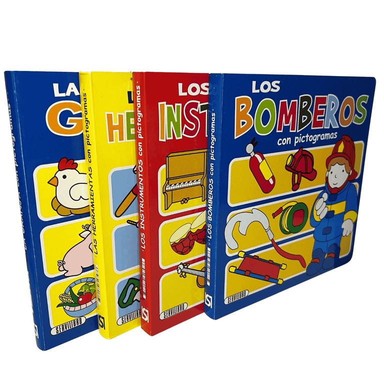 GENERICO Mis libros con pictogramas 4und tapa y hojas duras | falabella.com