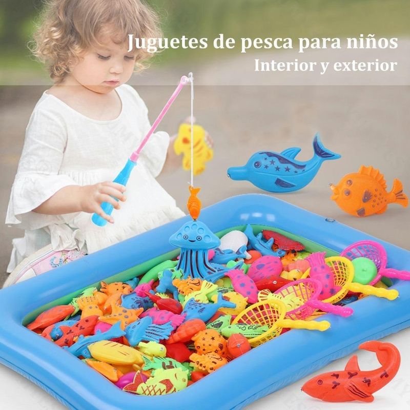 GENERICO Juguete de Pesca Inflable con Animales para Niños 40 Pzs | falabella.com