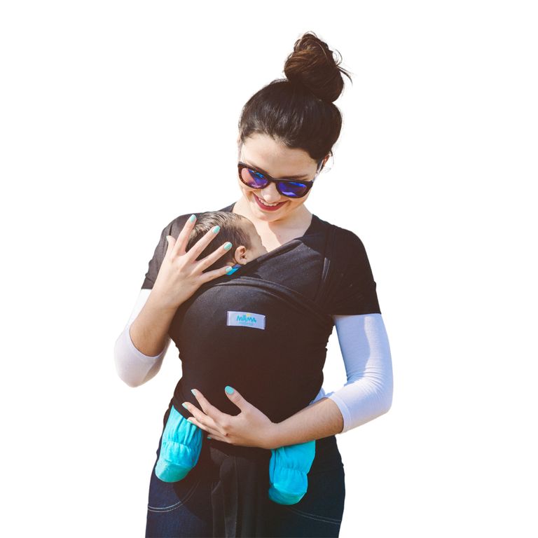 Fular PortaBebe Mitima Negro | Sodimac - Falabella