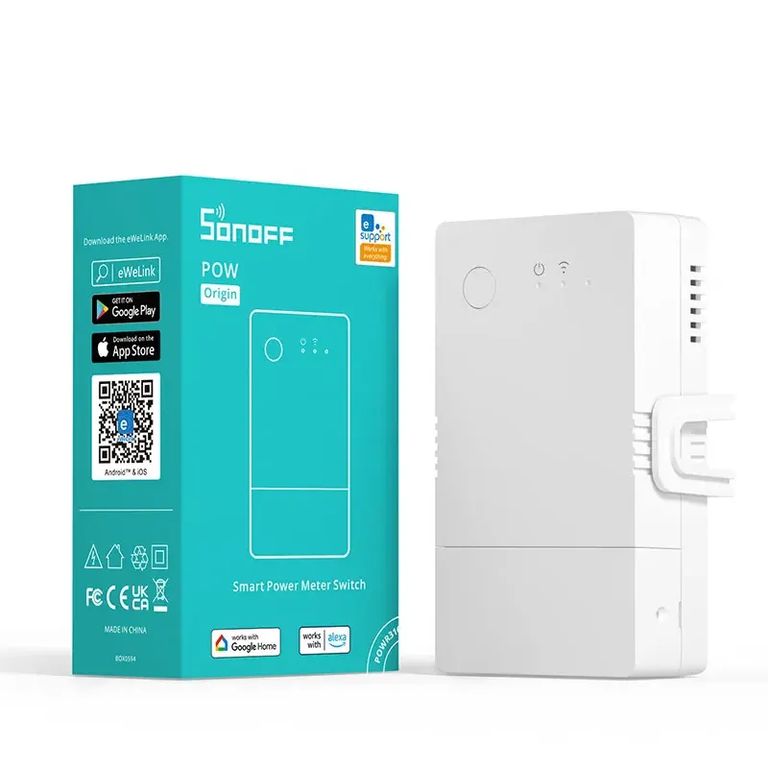 SONOFF Interruptor WiFi con Medición de Energía Sonoff POW Origin 16A ...