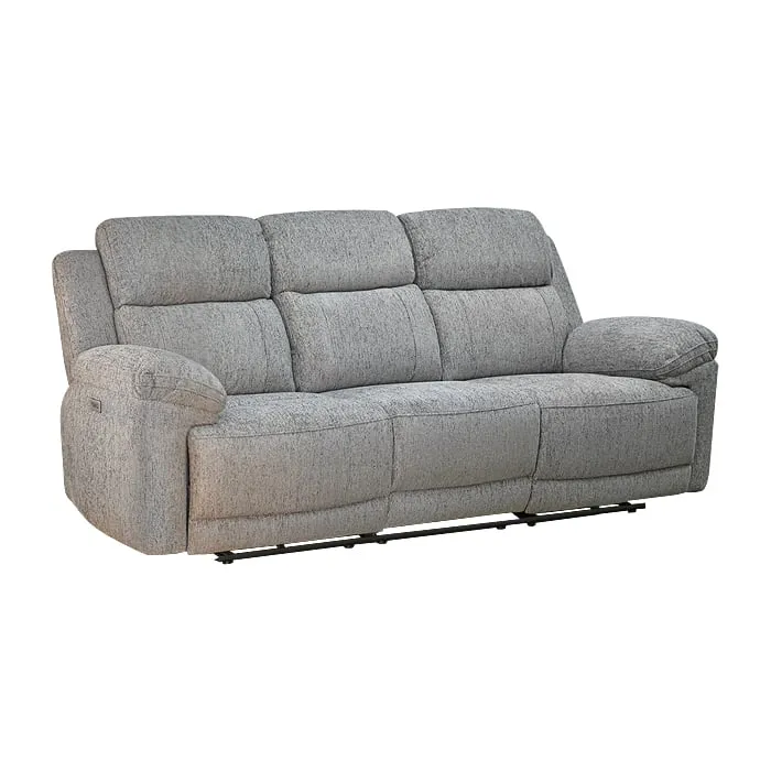 MSA MUEBLES SANTA ANA Sofá Reclinable c/Consola 3 Cuerpos Fiorera ...