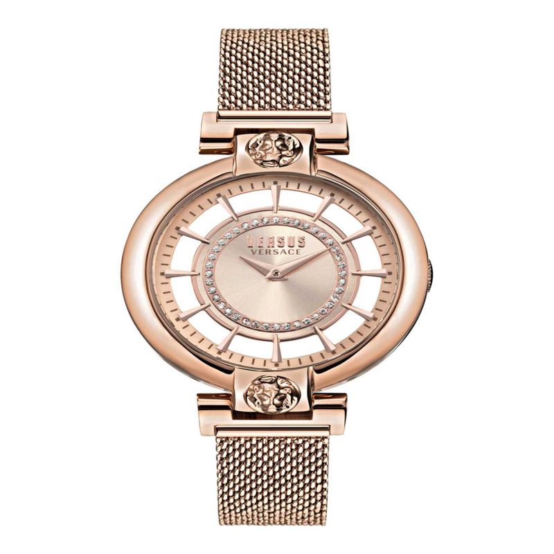 VERSACE RELOJ VERSUS VERSACE VSP1H0721 PARA MUJER ORO ROSA DE ACERO ...