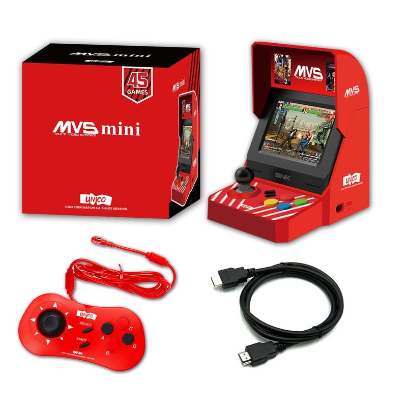 UNICO UNICO SNK MVS Mini Arcade y controlador 45 juegos SNK ...
