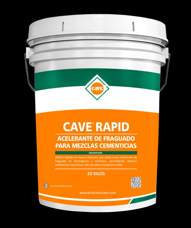 CAVE RAPID - Acelerante de fraguado para mezclas cementicias 20Kg ...