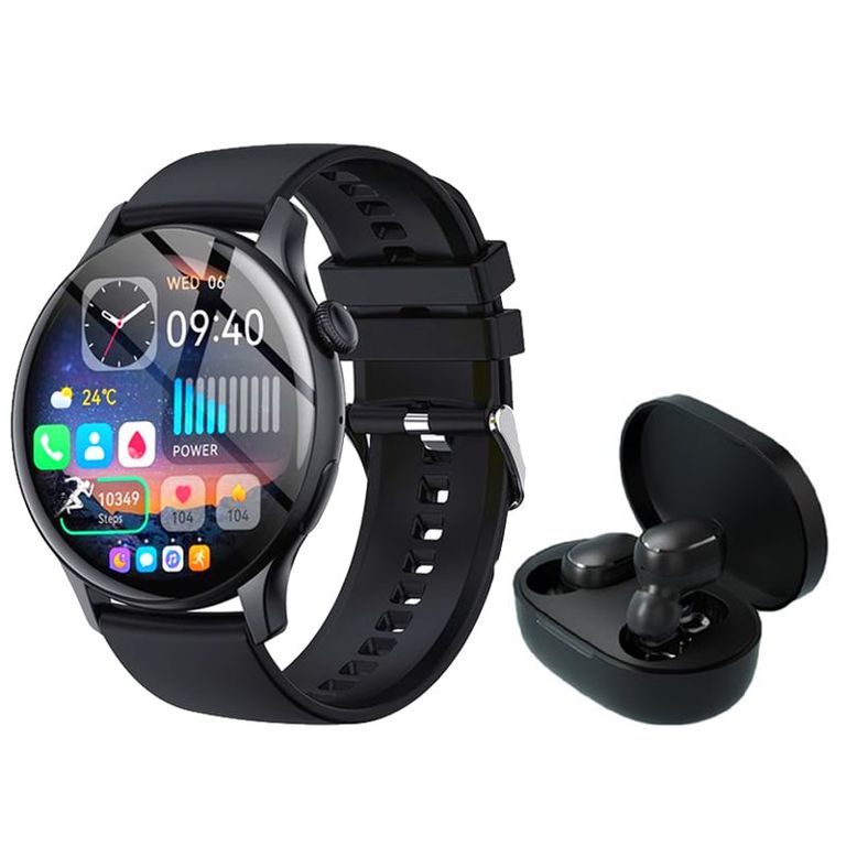 XIAOMI Toumi Watch GT-H5-B Amoled y Xiaomi Airdots 2-Negro Audífonos ...
