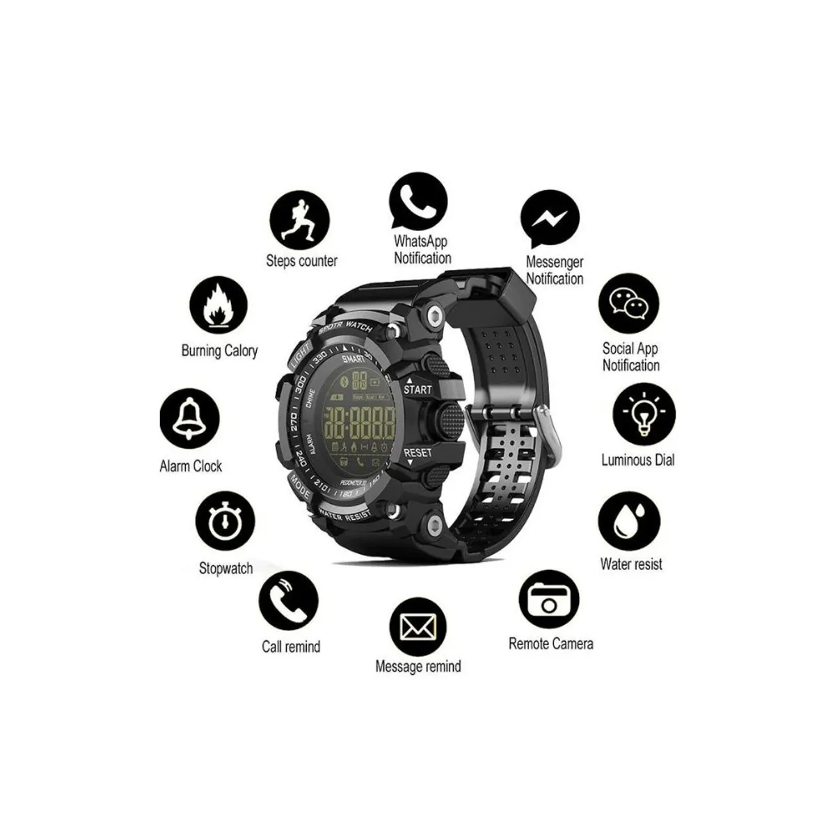 LENOVO Audífonos Lenovo LP40 Bluetooth - Negro + Smartwatch Toumi Watch ...