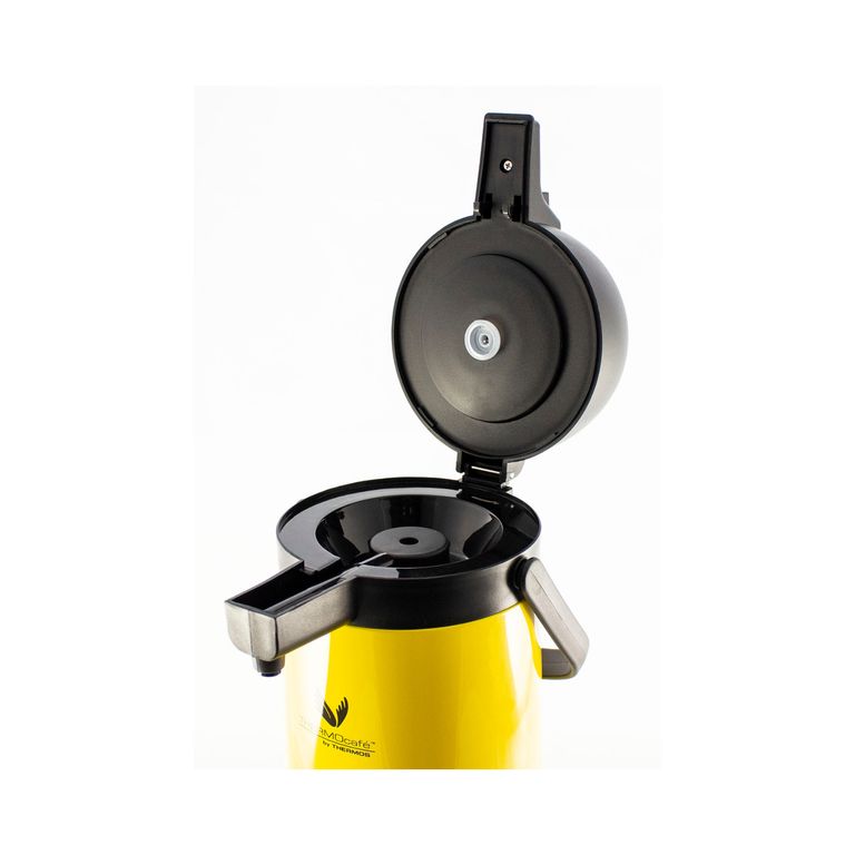 THERMOS TERMO SIFÓN ACERO INOXIDABLE DE VIDRIO 1,9 LT AMARILLO ...
