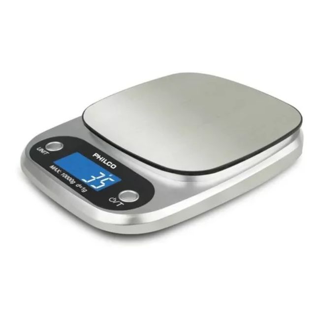 PHILCO Balanza Pesa Digital Philco Ks491 10kg Cocina Color Plateado ...