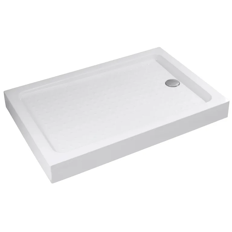Receptáculo para Ducha Rectangular Blanco 120x80x13 cm | Sodimac Chile