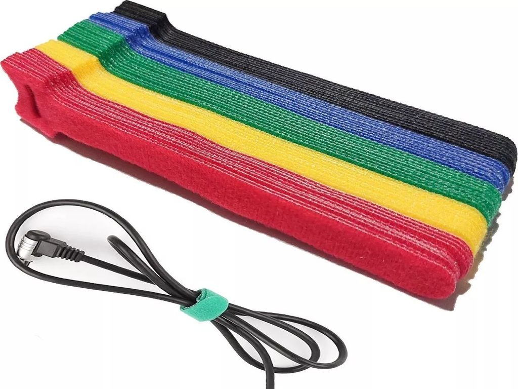 KUANGYE Amarra Para Cables Velcro 5 Colores - 50 Unidades | falabella.com