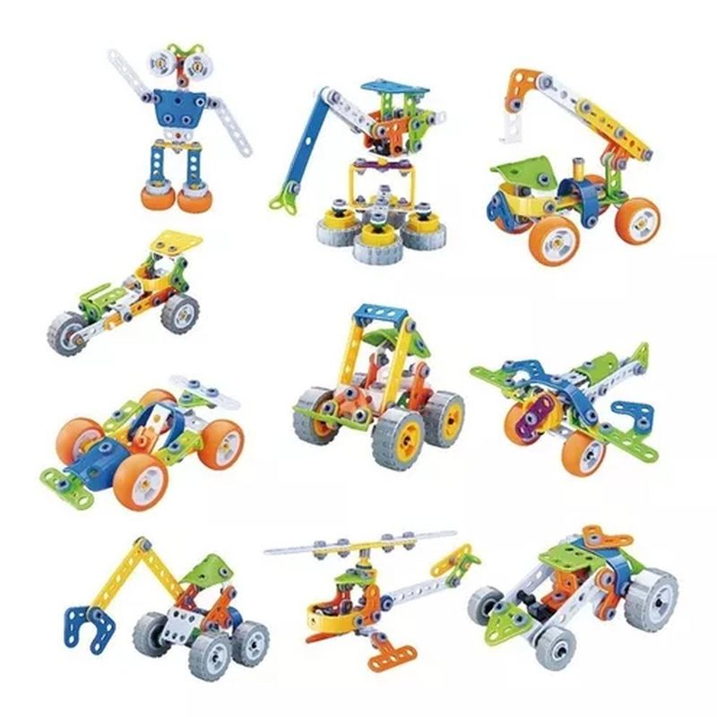 BIGBAMSPACE Set De Figuras Armables 10 En 1 - Flexible - Alta Calidad ...