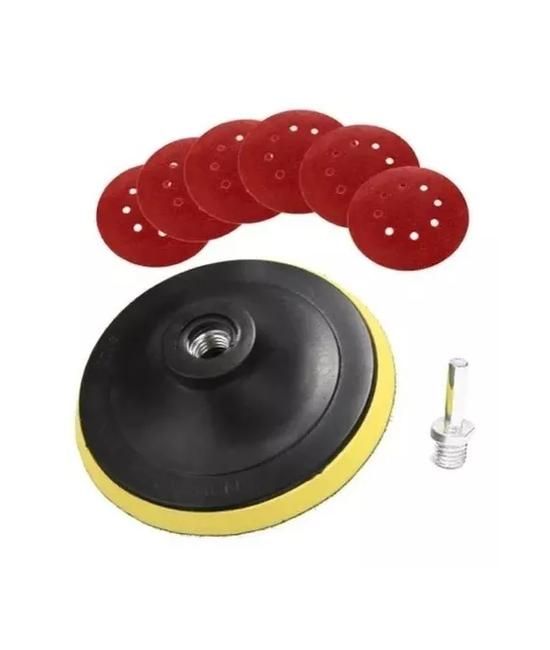 Disco velcro 4 12 para esmeril y taladro color negro | Sodimac Chile