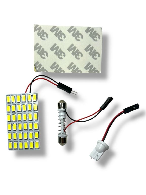 GENERICO Placa Led Luz Interior De Techo 36 Led Para Autos | falabella.com