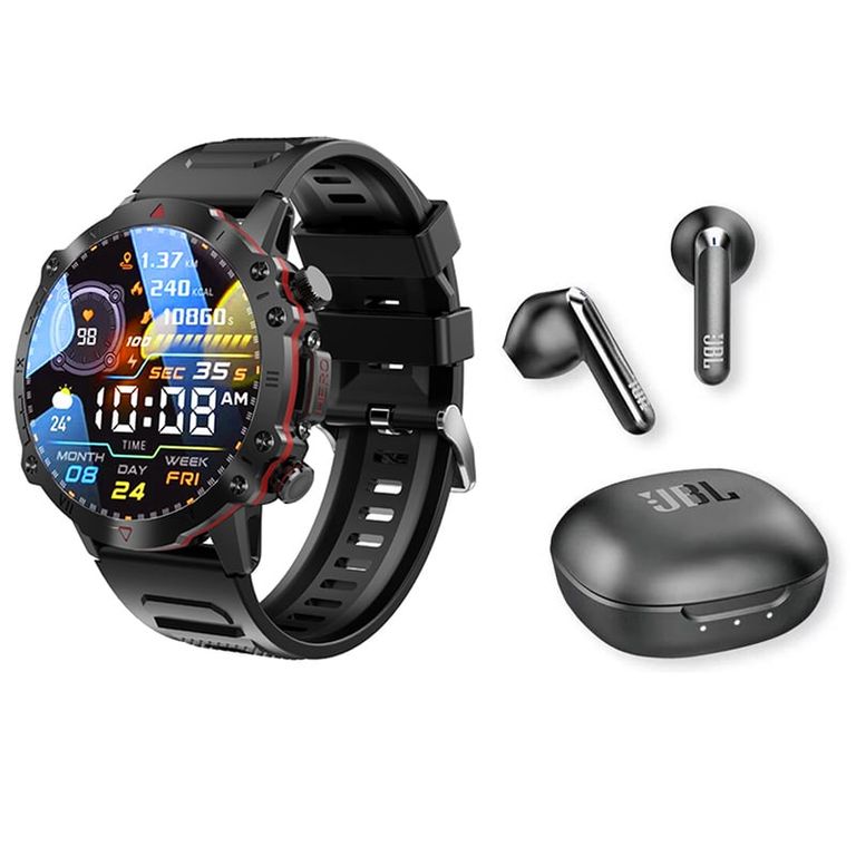 JBL JBL T280 TWS Audifonos-B y Toumi Watch GT-D B Reloj inteligente ...