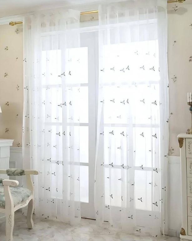 GENERICO Pack de Visillo transparente con textura 140x230cm | falabella.com