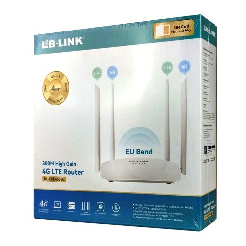 LB-LINK Router 4G Lte N 300mbps High Gang 4 Antenas. | Falabella Chile