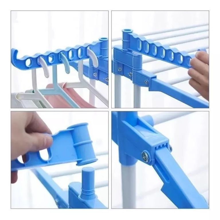 MOVI Tendedero Organizador Colgador Ropa Plegable 3 Niveles | falabella.com