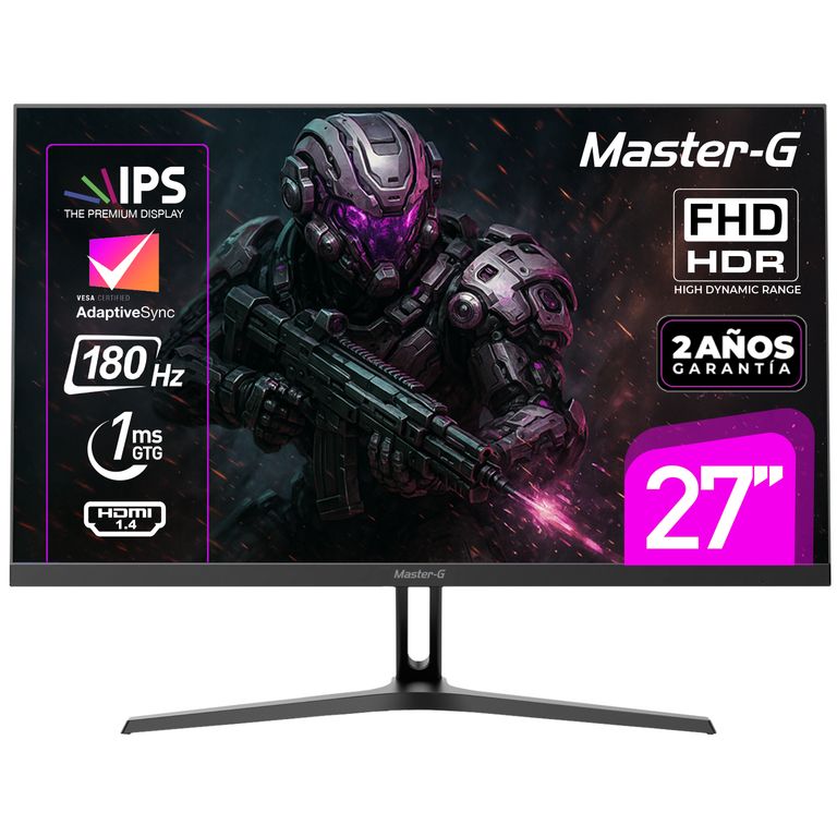 Monitor Gamer 27" FHD IPS HDR 180Hz 1Ms MGMG2740P Master-G | Sodimac Chile