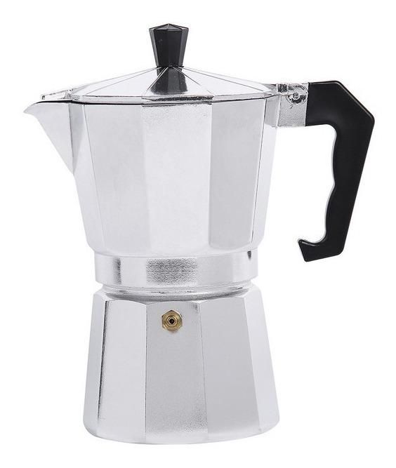 GENERICO Cafetera Italiana Greca Portátil 3 Tazas de Aluminio ...