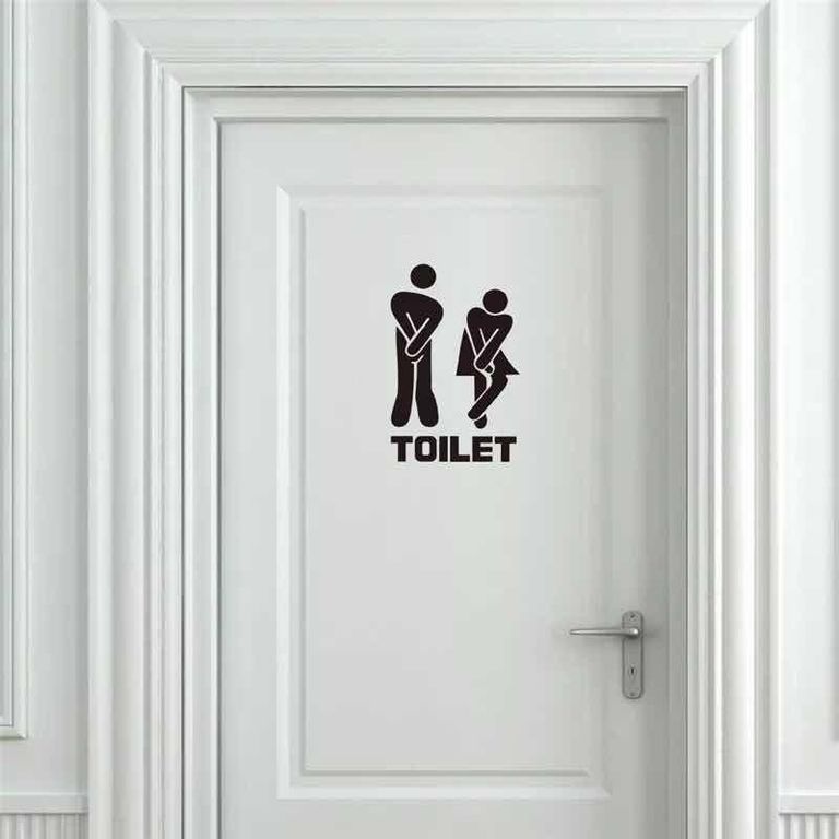 GENERICO Calcomanías Letrero Baño WC para Hombre y Mujer | falabella.com