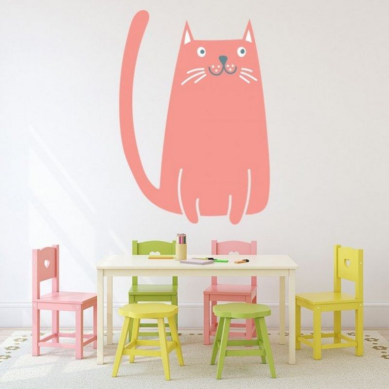 AVERY Pink Cat Cute Kitten Ws-50909 | falabella.com