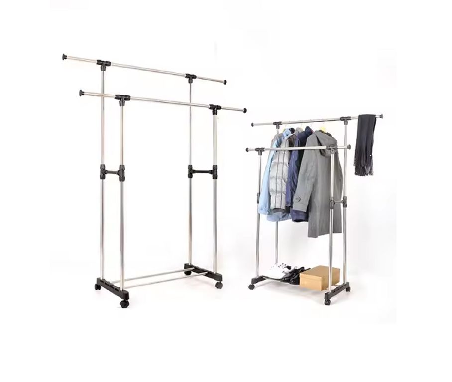 Perchero Colgador Doble De Ropa Exhibicion Metalico | Sodimac Chile