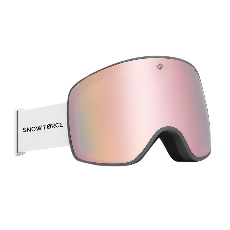 SNOW FORCE ANTIPARRAS MAGNÉTICAS SKI & SNOWBOARD NORTH POLE ROSA - GRIS ...