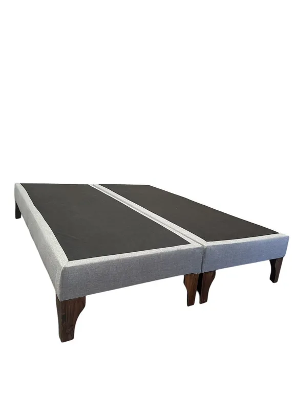 GENERICO Bases De Camas 2 Plazas Dividida Gris Lino | falabella.com