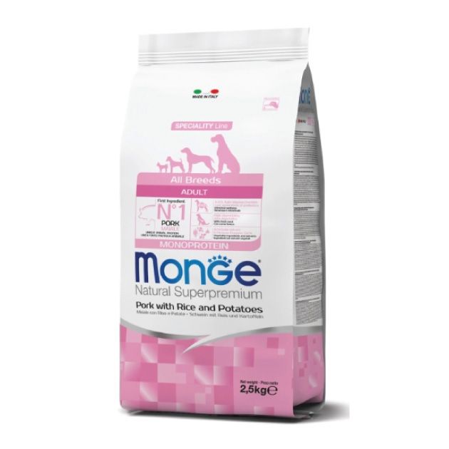 MONGE Alimento Monge All Breeds Pork Para Perro, 2.5Kg | falabella.com