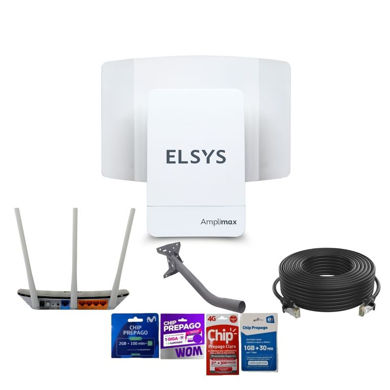 ELSYS Antena Internet Rural Elsys Amplimax - Kit Avanzado | falabella.com
