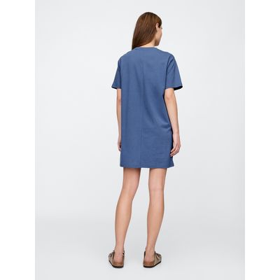 Gap Vestido Mujer T-Shirt Logo V25 Light Azul