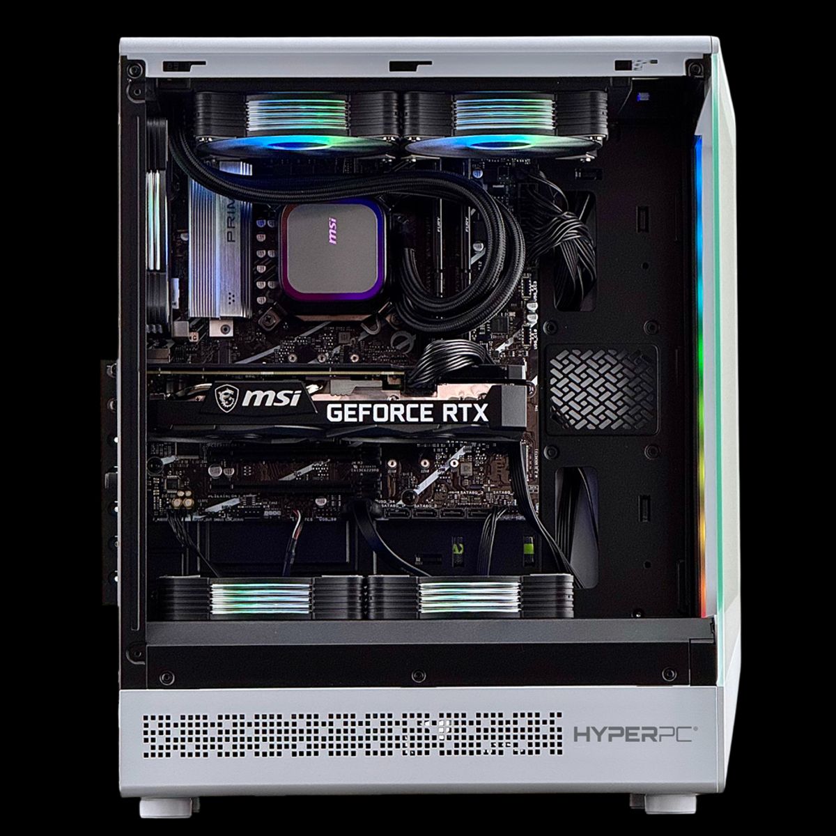 HYPERPC PC GAMER Blanco INTEL CORE i5 12400 32Gb DDR5 1Tb RTX 5060 WiFi ...