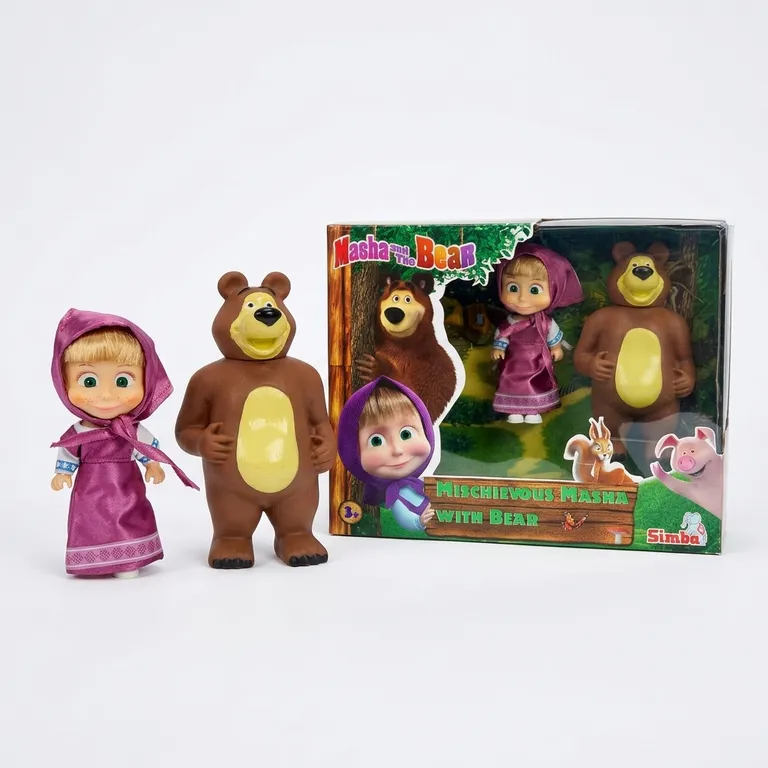 MASHA Y EL OSO Juguete Muñeca Masha con Oso - Masha Y El Oso ...
