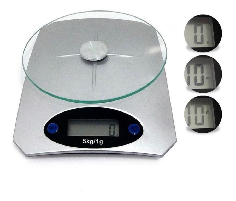 Balanza Digital de Cocina 5kg con Pantalla LCD y Tare | Sodimac - Falabella